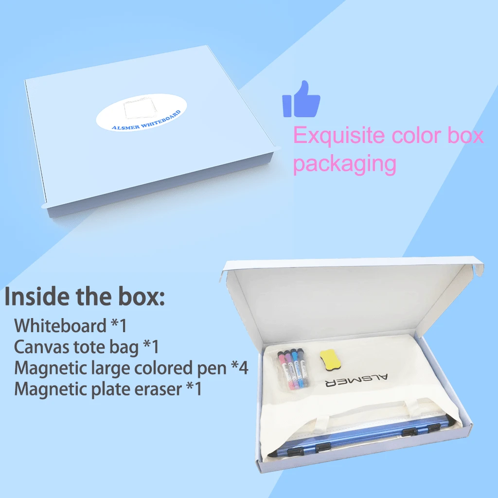 Aluminum Alloy Frame Magnetic Whiteboard, Four Sided Writing Board ...