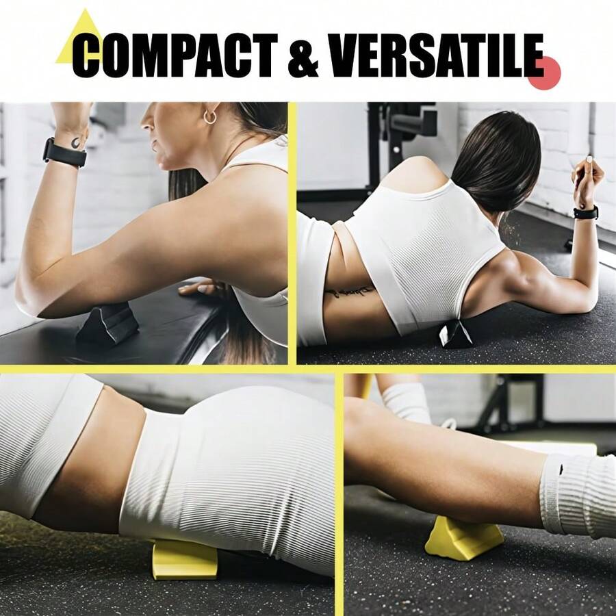 Silicone Piriformis Stretch Tool - 3 Heads Back Massager For Pain ...