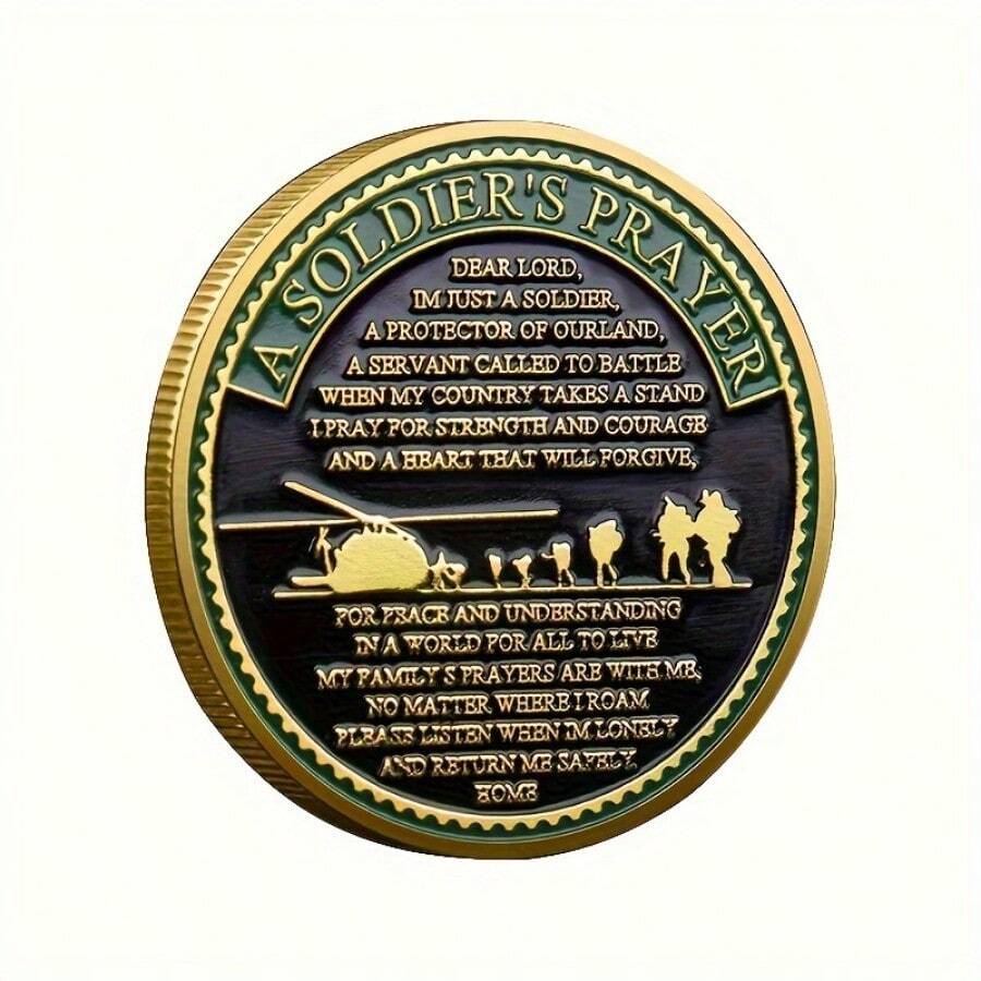 United States Military Commemorative Coin Soldier Commemorative Coin ...