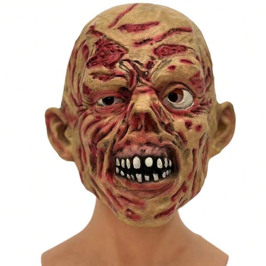 Horror Mask Mutation Zombie Exorcist Mask Easter Halloween Haunted ...