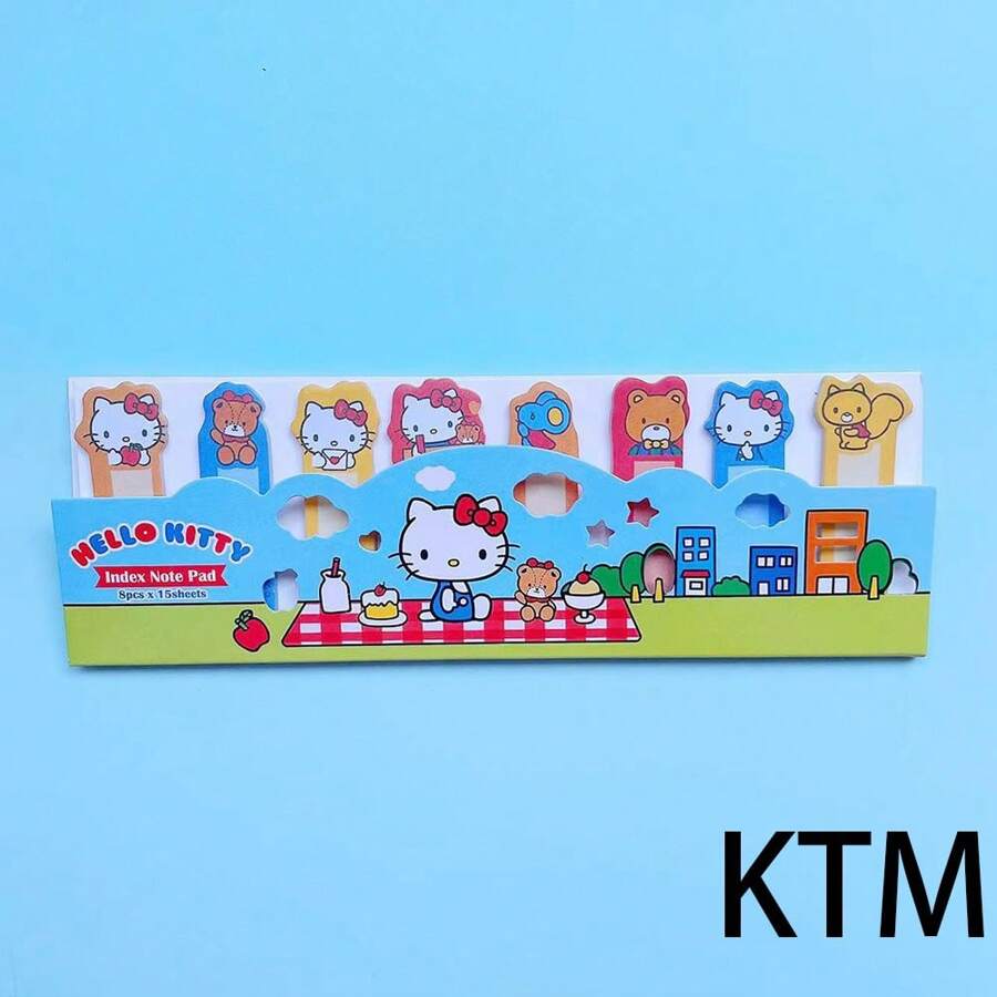 Sanrio Stickers: Kuromi DIY Bookmarks & Note Paper, Hello Kitty Long ...
