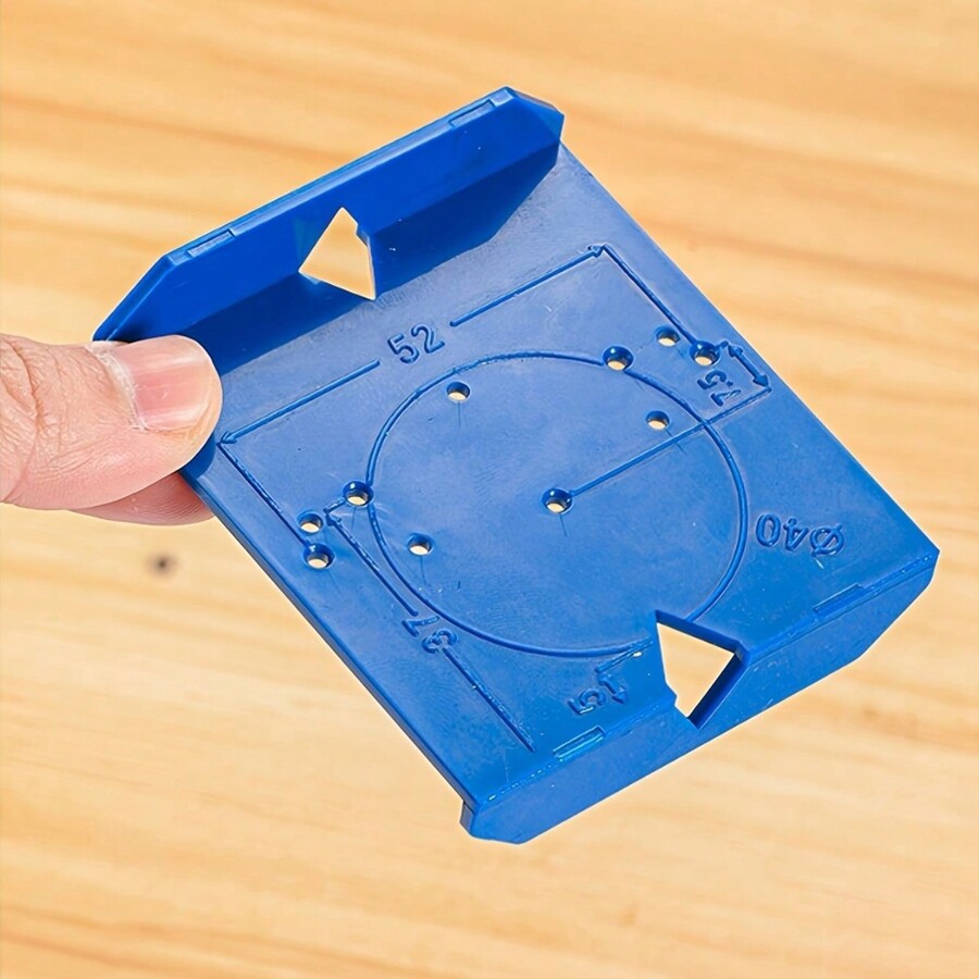 1pc ABS Uncharged Hinge Installation Jig - Accurate Cabinet Door Drill ...