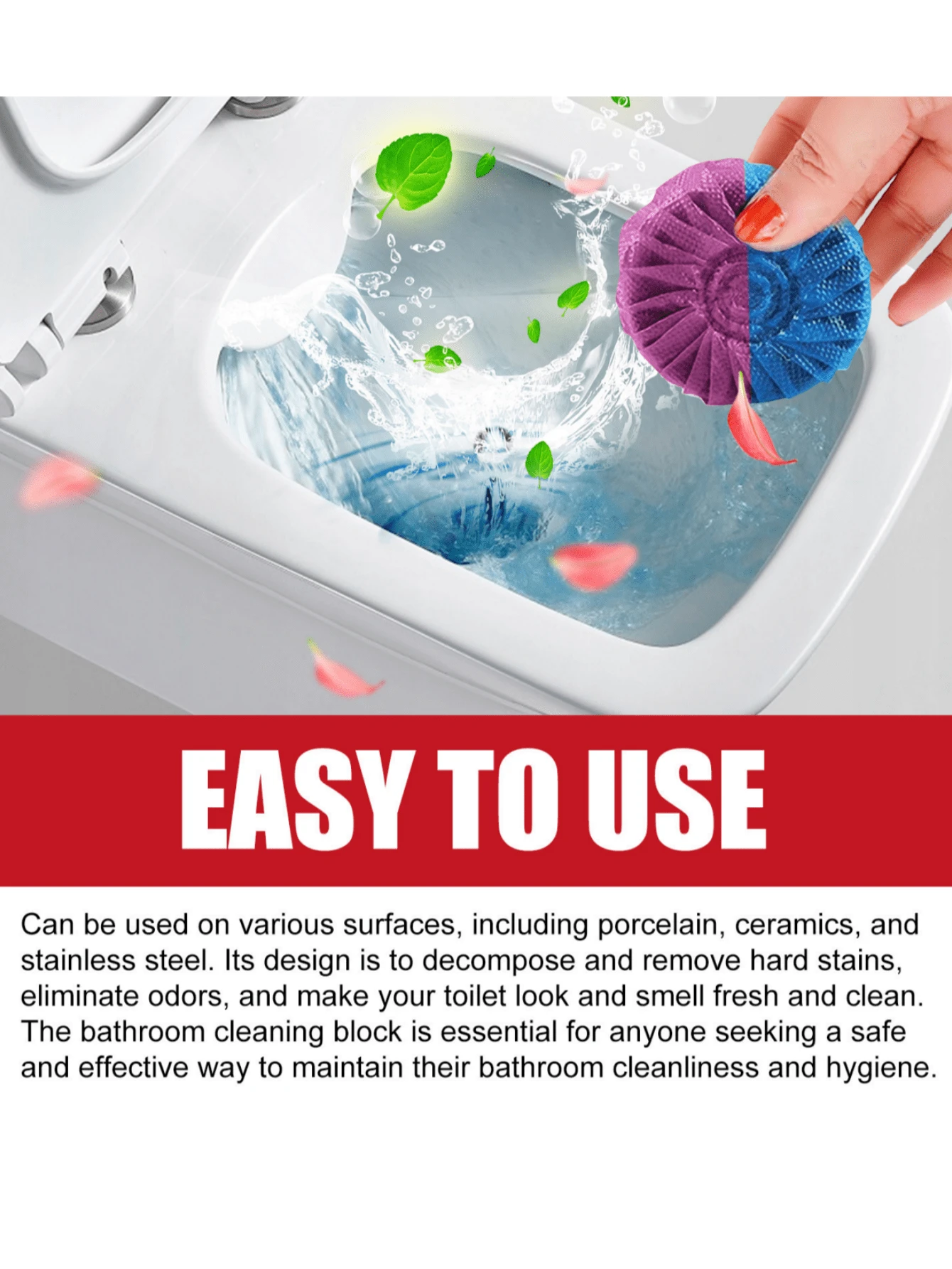 Toilet Cleaning Block Toilet Cleaning Block Deodorizing Descaling Urine ...