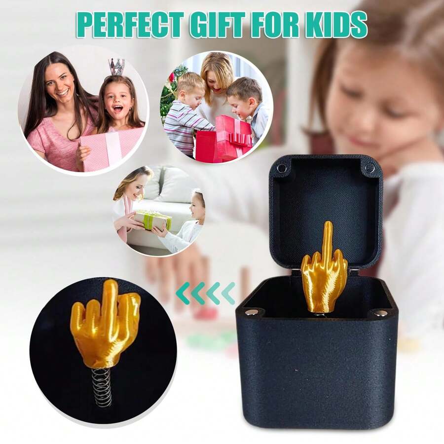 Middle Surprise Finger Gift Box, Finger Middle In A Box, Annoying Gift ...