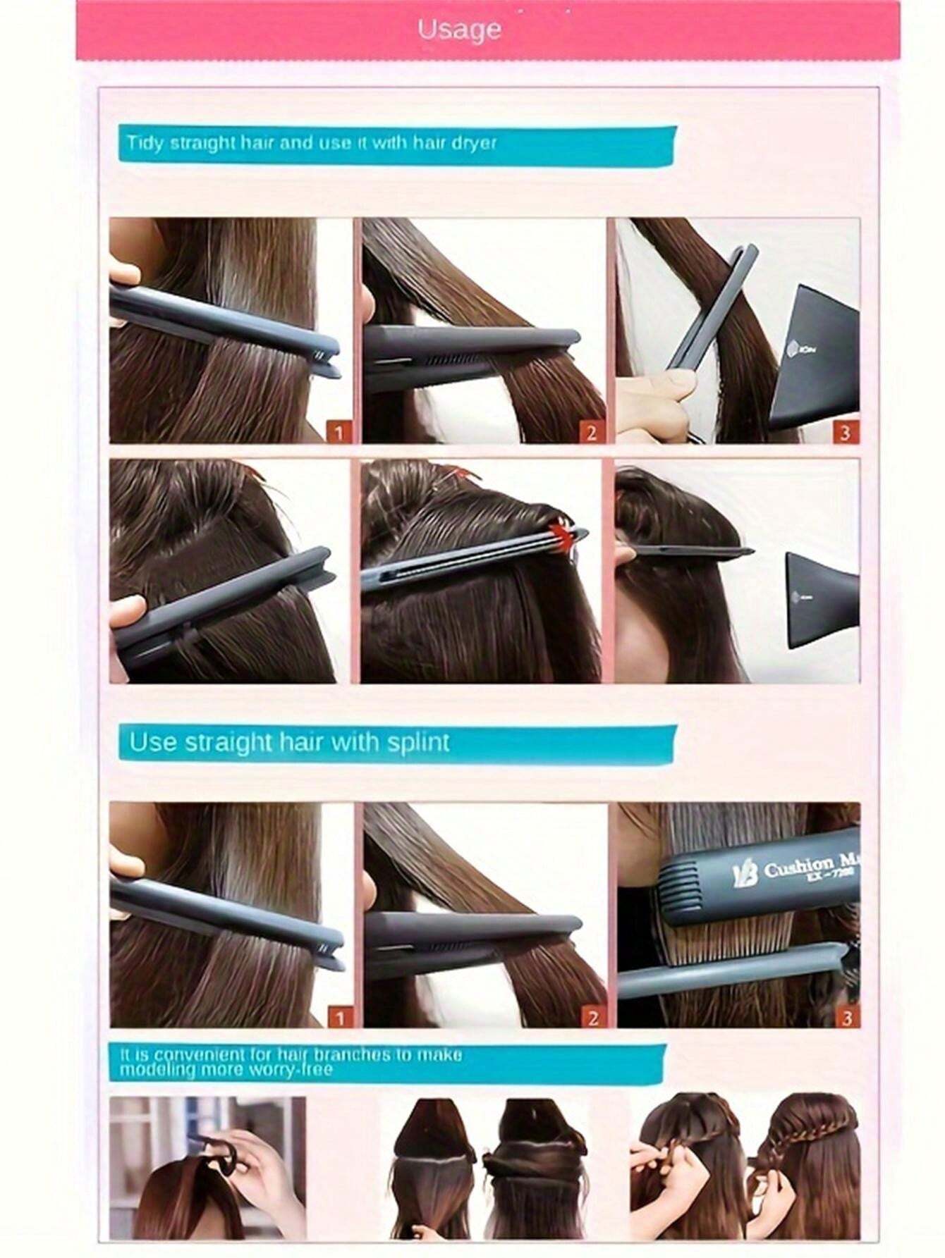 Unisex-Adult Portable Hair Styling V-Comb Hair Cutting Kit With ...