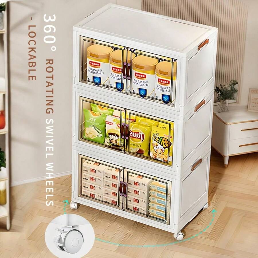 Closet Organizers And Storage Bins With Lids Kitchen Pantry Cabinet ...