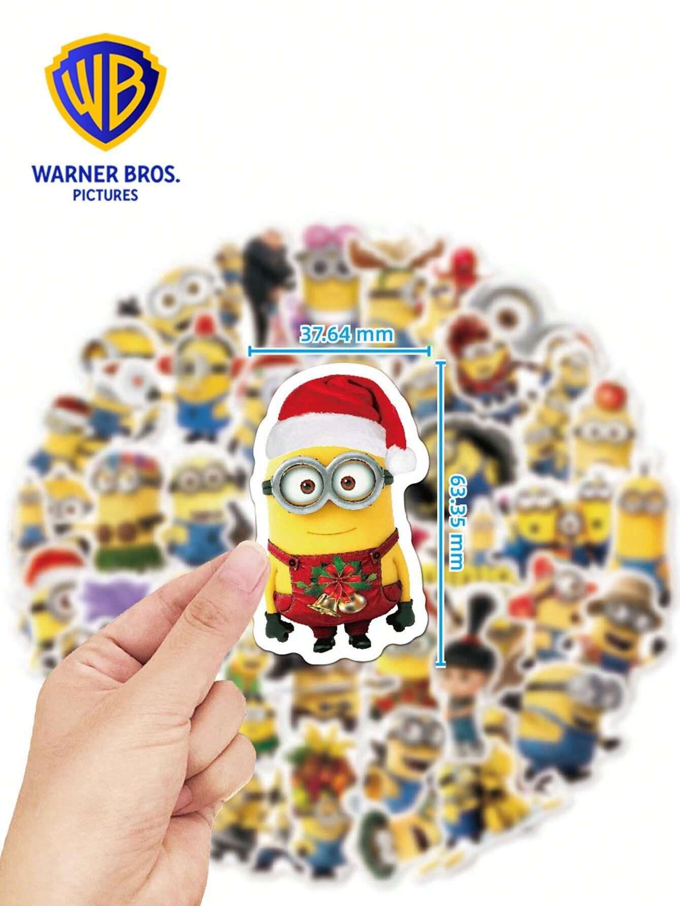 WB 50PCS Minions Officially Licensed Minions Stickers Dave Stuart Jerry ...