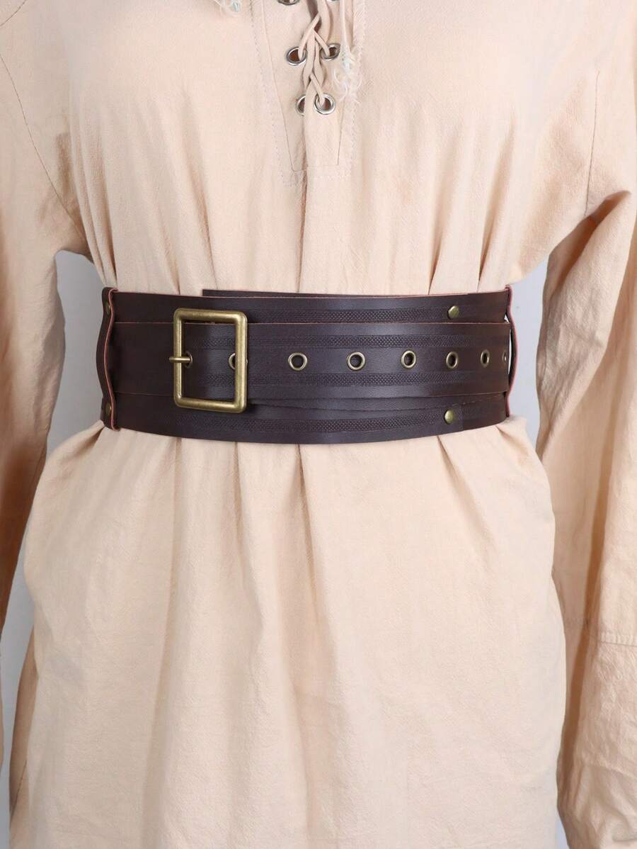 Vintage Medieval Knight Belt Viking Renaissance Gothic PU Leather ...