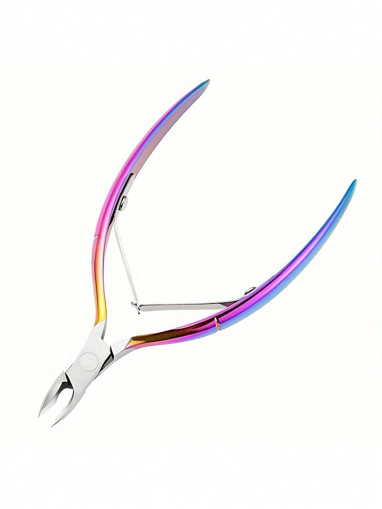 Stainless Steel Gradient Titanium Cuticle Nipper, Nail Clipper ...