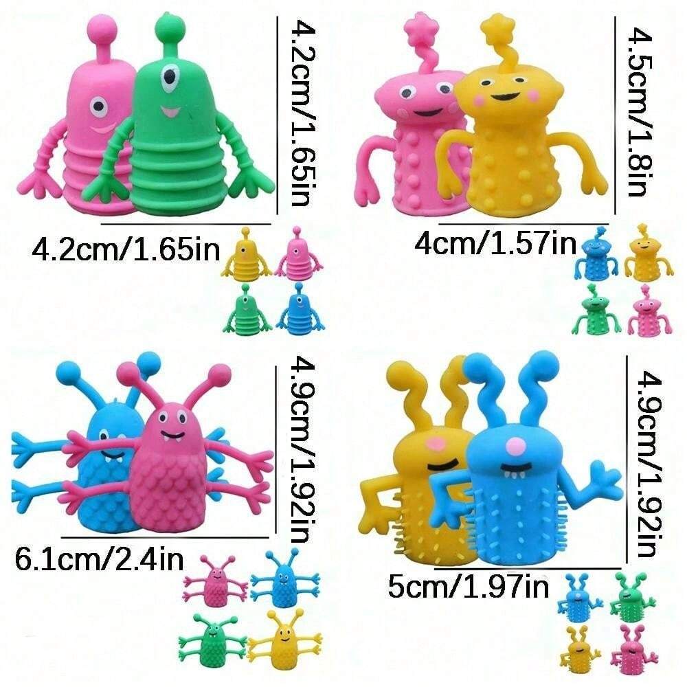 5/10/20/30PCS Cute Finger Puppets, Stretchy Finger Puppets Fidget ...