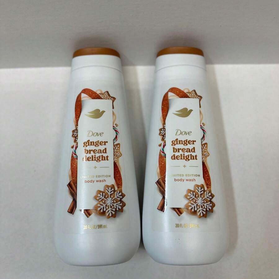 Dove Gingerbread Delight Limited Edition Body Wash 20fl. Oz. (2 Pack ...