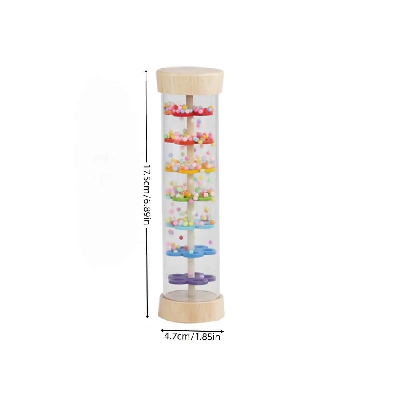 Rain Sound Tube Orff Percussion Instrument, Rain Sound Simulator Ring ...