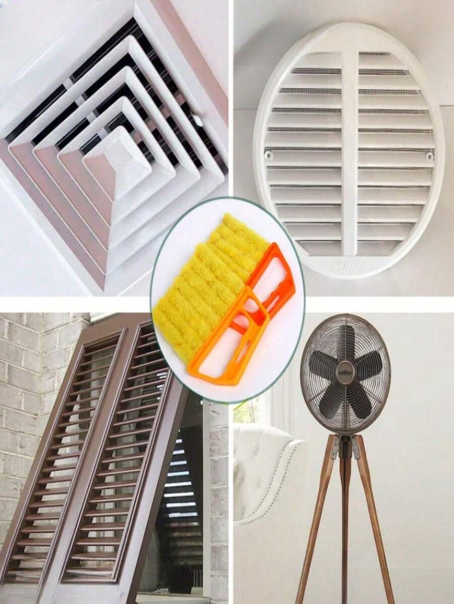 1 Yellow High-Density Plush Shutter Cleaning Brush, Used For Dust ...