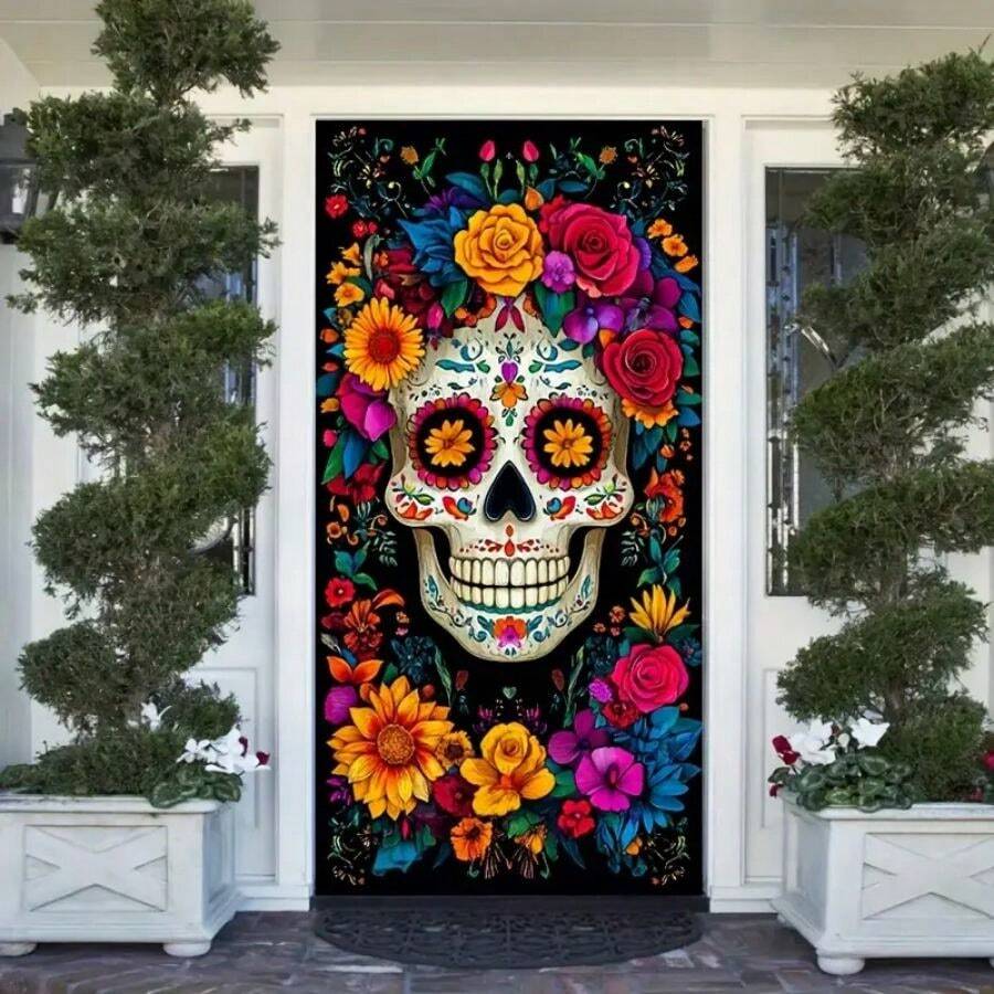 Vitality Day Of The Dead Skeleton Banner - Perfect For Day Of The Dead ...