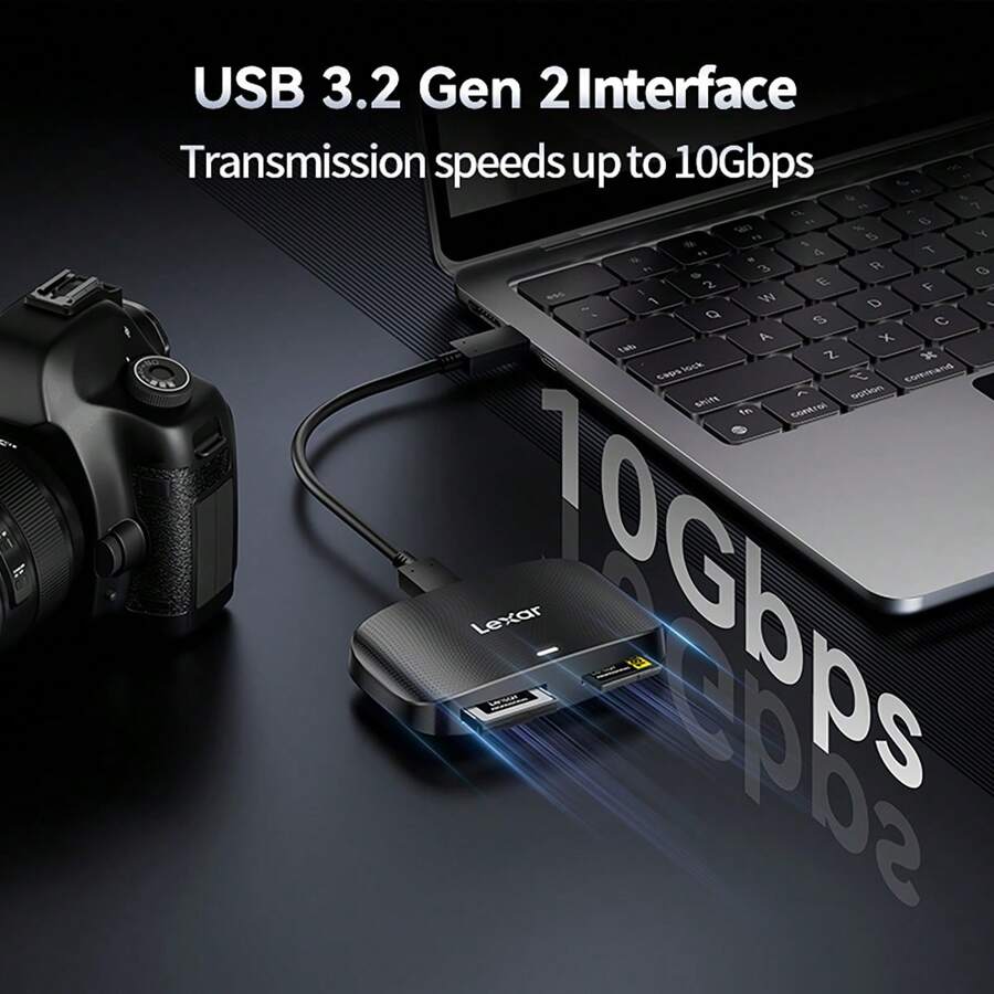 Lexar Lexar CFexpress Type B & SD Card Reader USB 3.2 Gen 2 High Speed ...