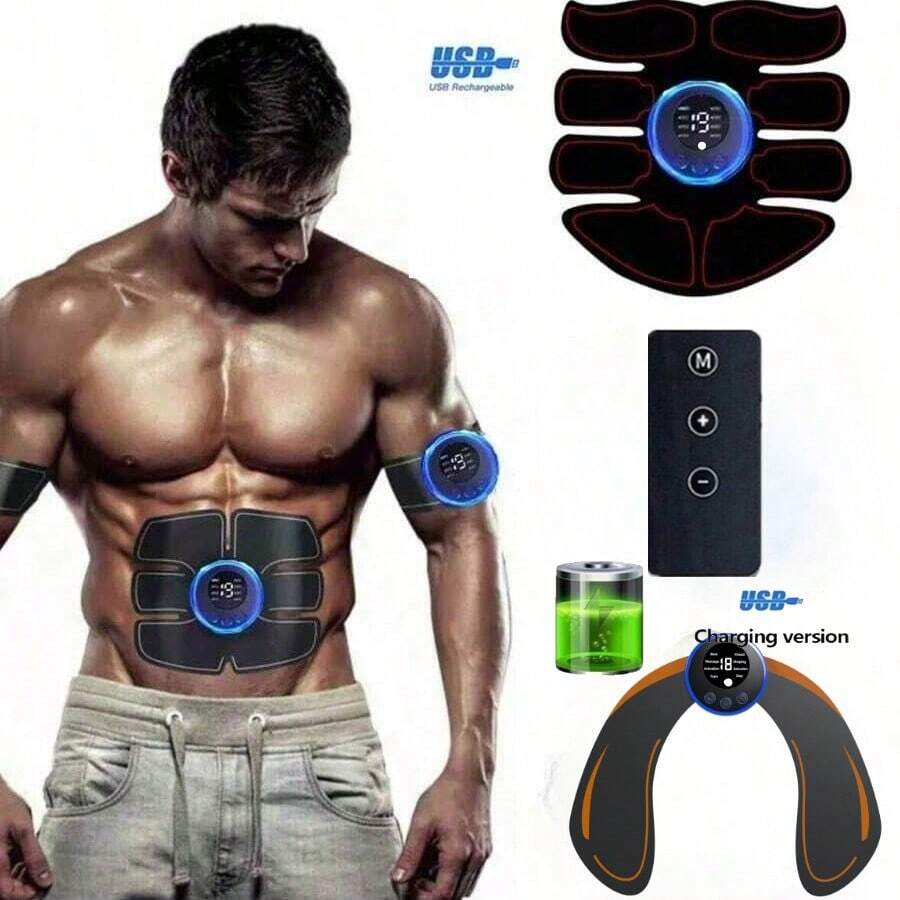 Abdominal Muscle Trainer EMS Muscle Stimulator Buttock Hip Trainer ...