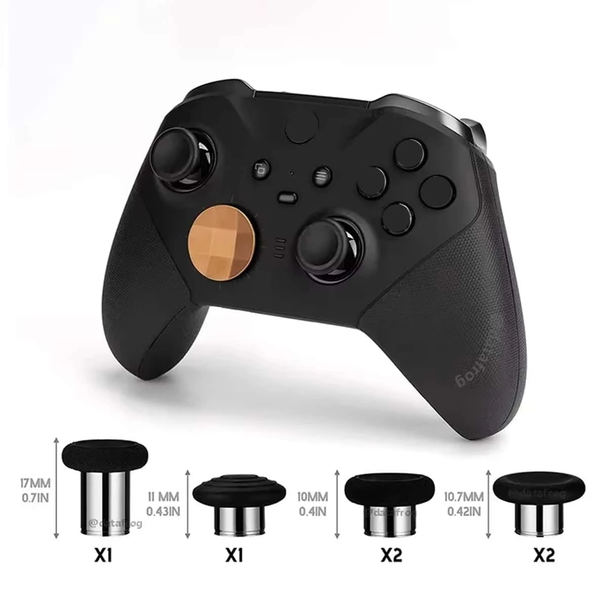 DATA FROG Metal D-Pad Trigger Paddles Replacement Thumbstick For Xb0x ...
