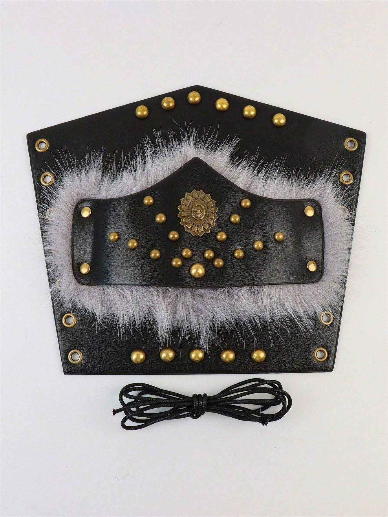 Accessoire de poignet en PU vintage style médiéval, avec un manchon en ...