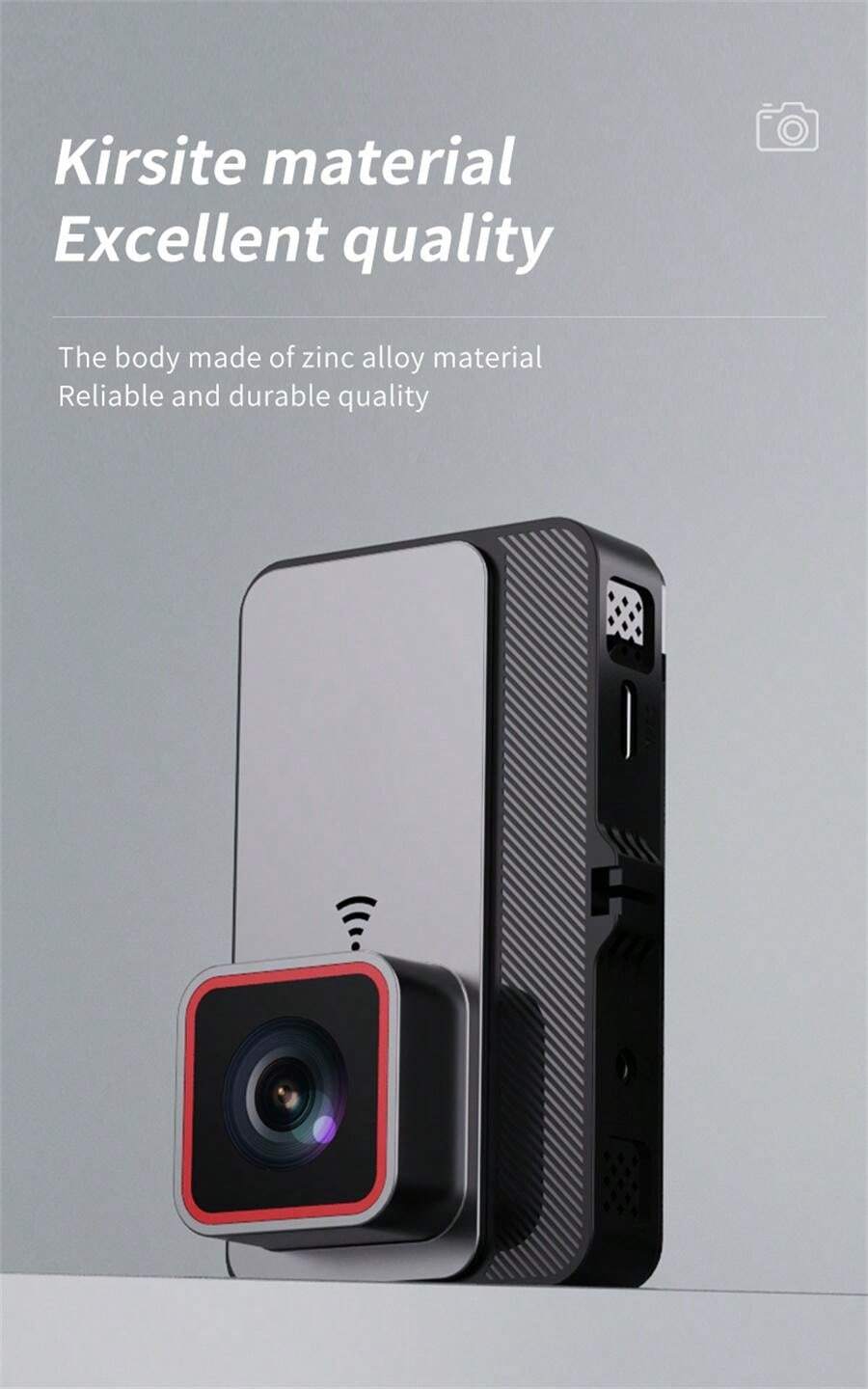 Vavupo Câmera Automotiva 1080P HD Tela de 3 Polegadas Visão Noturna ...