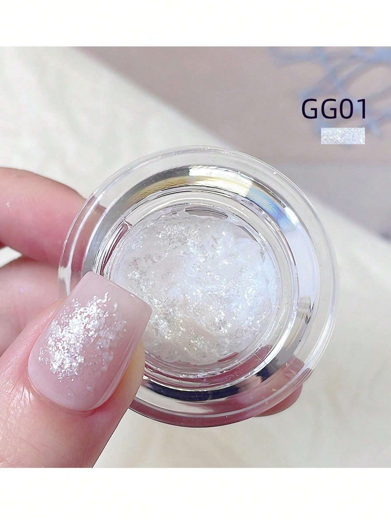 White Cream Nail Powder Creamy Texture Powder Easy To DIY Style White ...