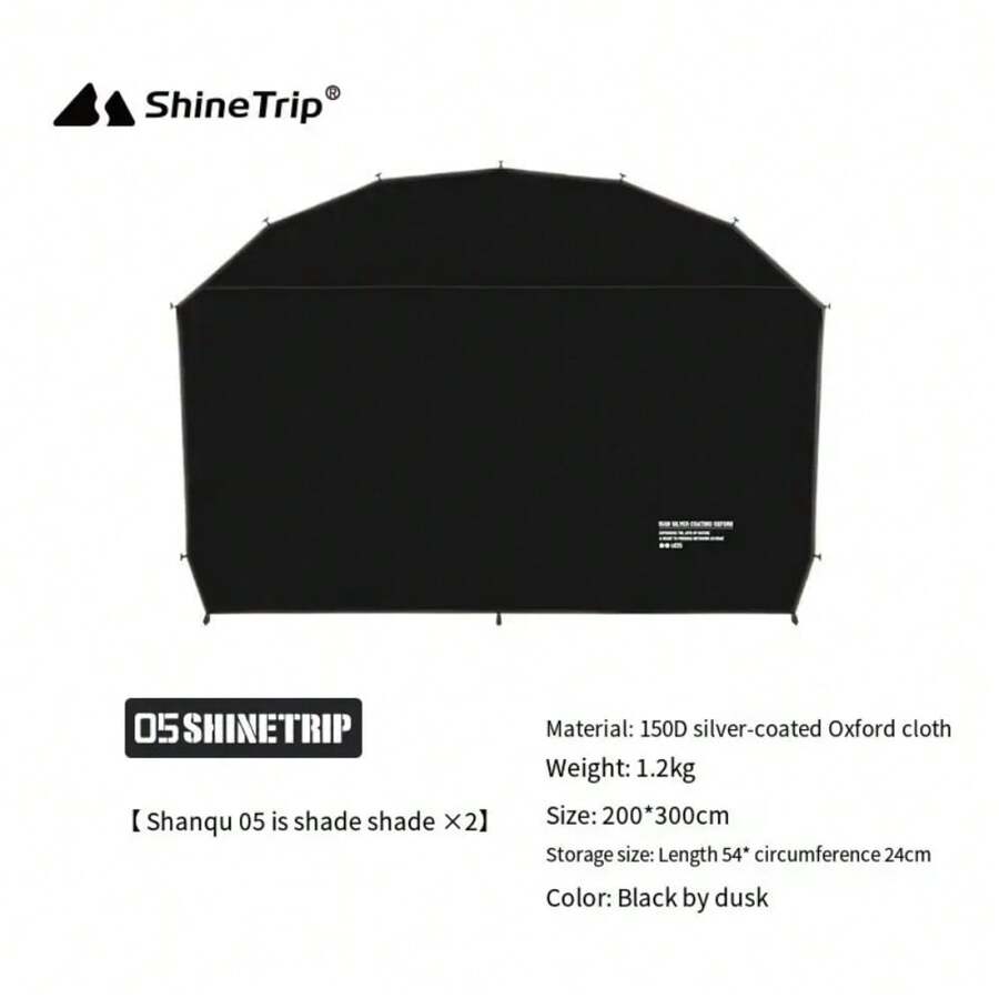 ShineTrip Outdoor Round Dome Canopy Tent Multiplayer Waterproof ...