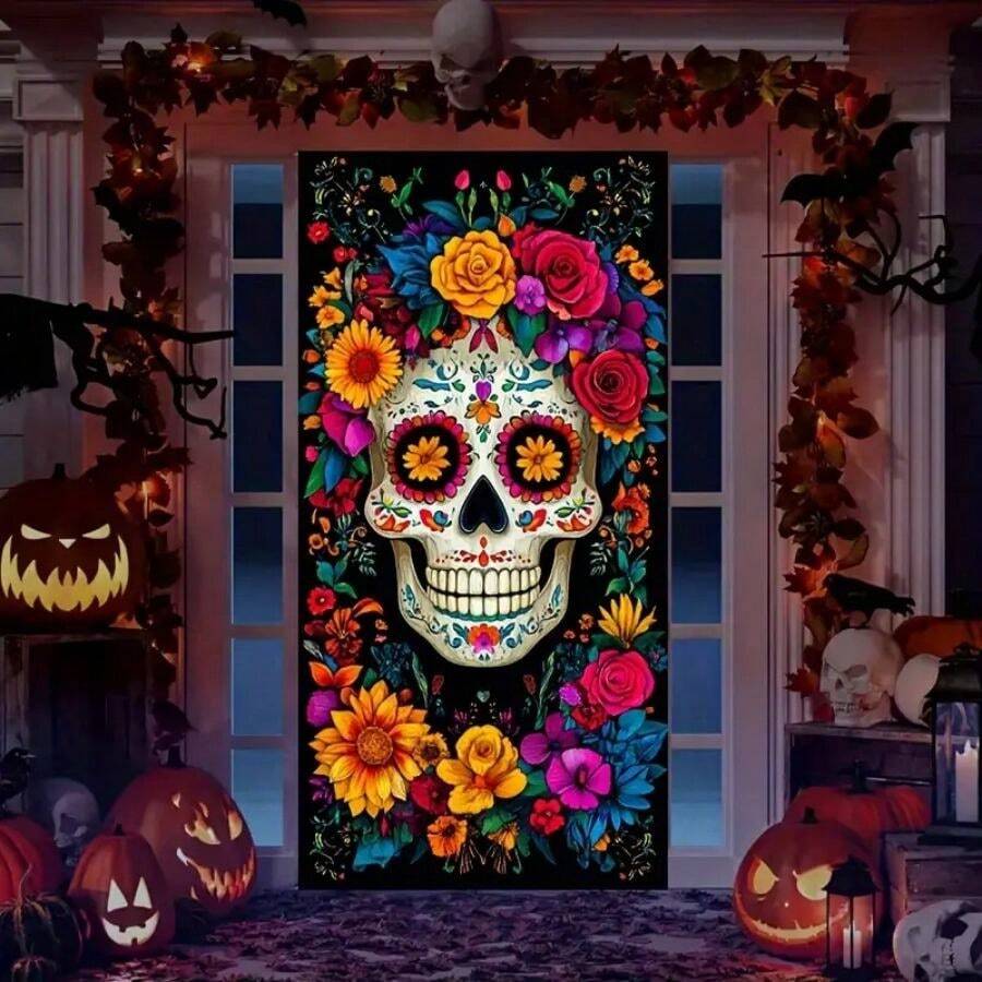 Vitality Day Of The Dead Skeleton Banner - Perfect For Day Of The Dead ...