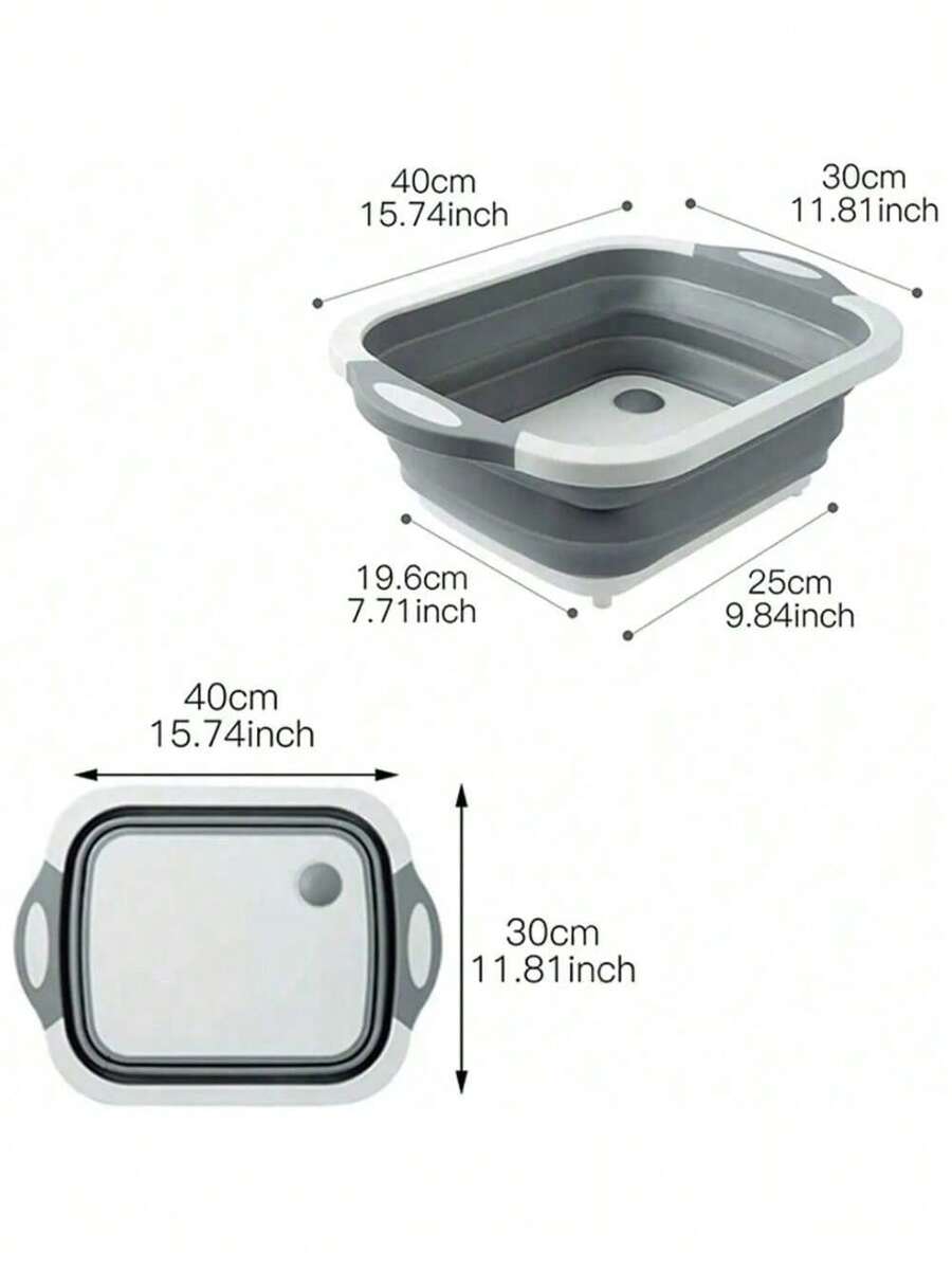 Wash Basin Portable Sink Foot Bucket Washbasin Plastic Foldable Basin ...