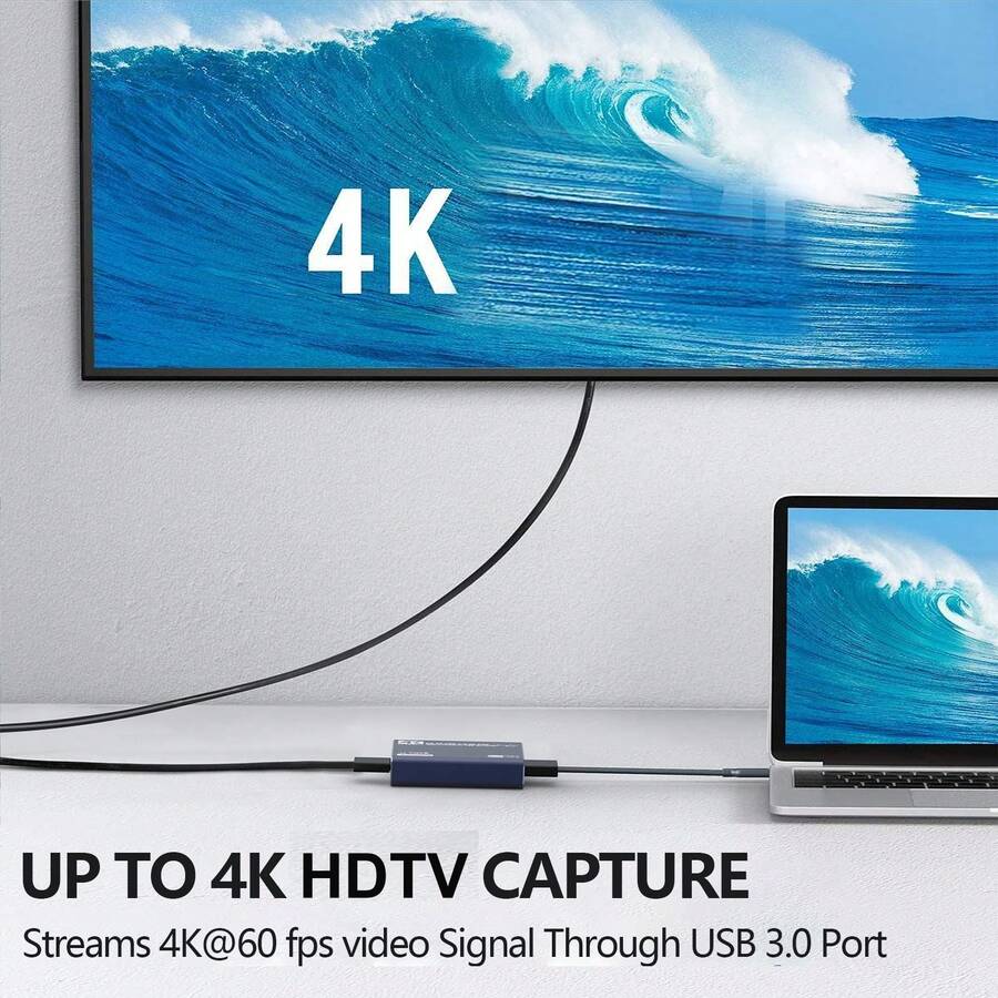 HDMI Capture Card 4K Video Live Usb3.0 Data Camera Ps5 Gaming Set-Top ...