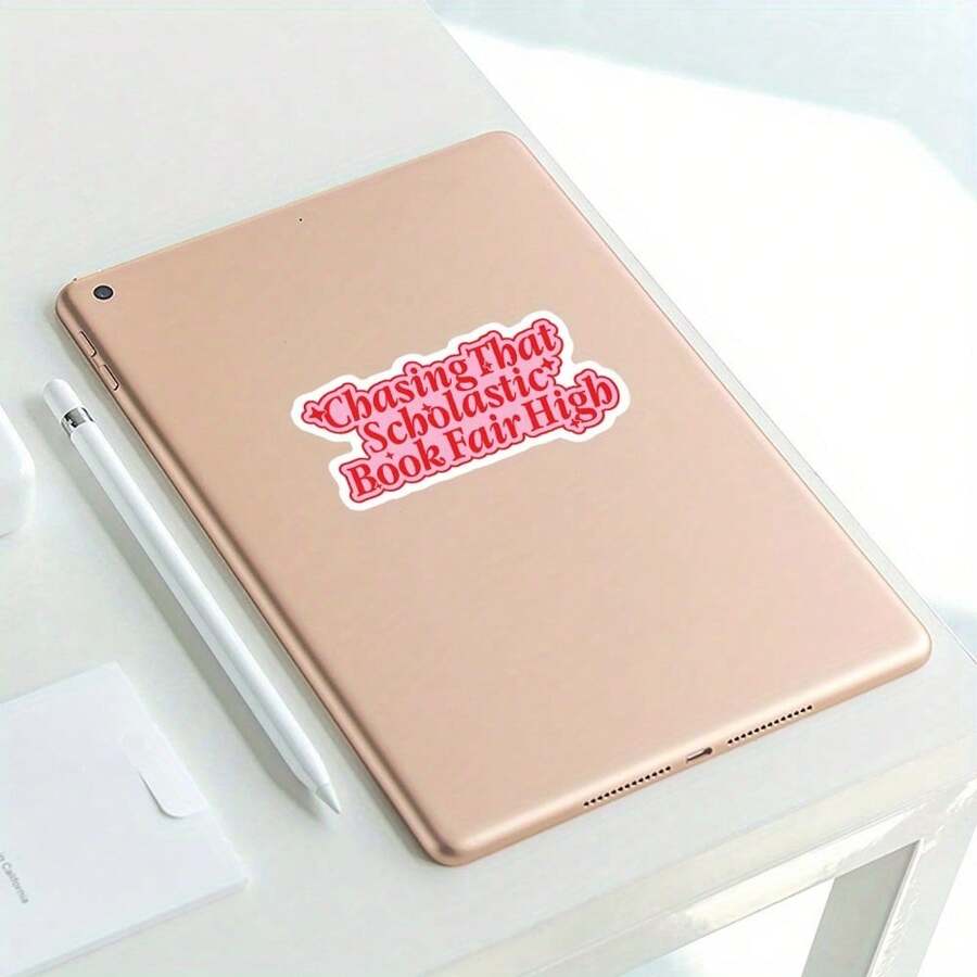 Chasing That Scholastic Book Fair High Sticker, Perfect For Book Lovers ...