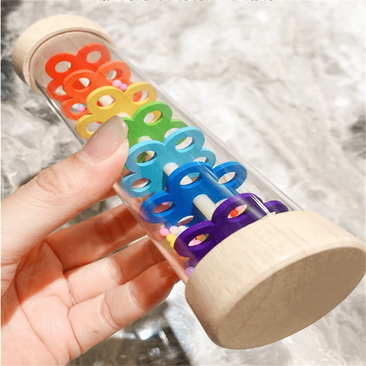 Rain Sound Tube Orff Percussion Instrument, Rain Sound Simulator Ring ...