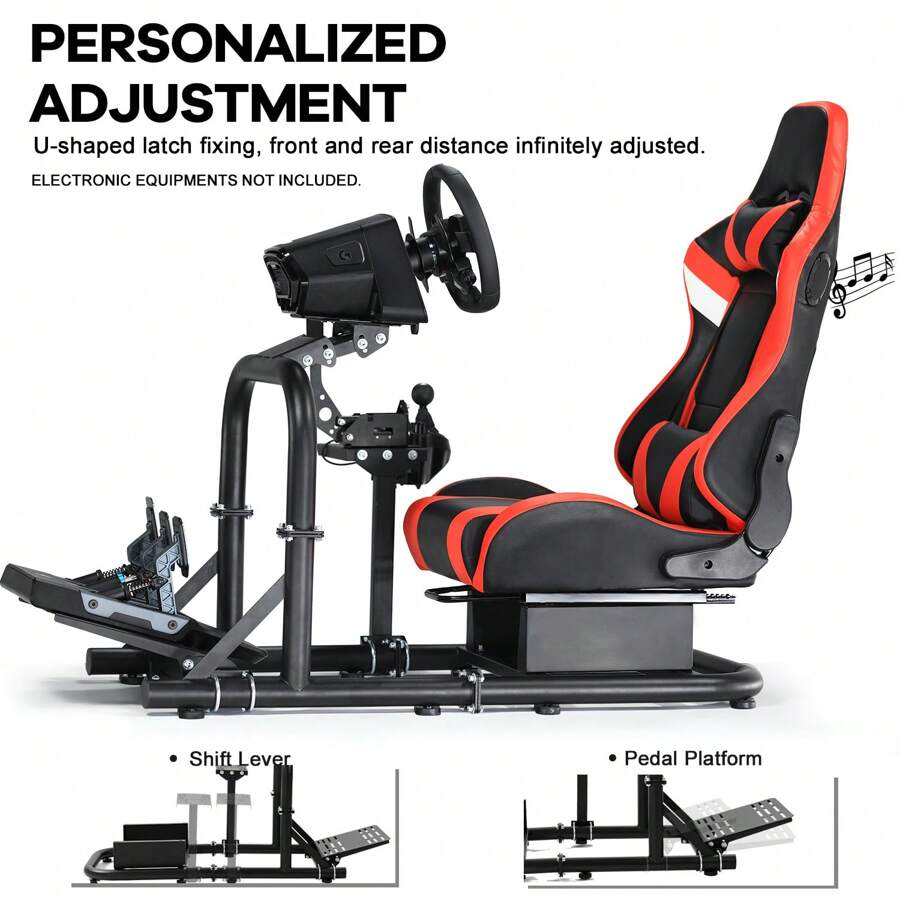 Minneer Racing Simulator Cockpit With Wireless Speaker Seat For G920 ...