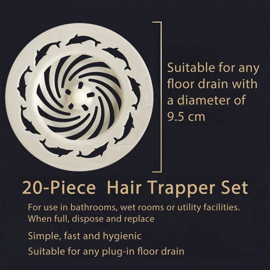 Desechables y trampas de pelo para evitar que el pelo y la suciedad se ...