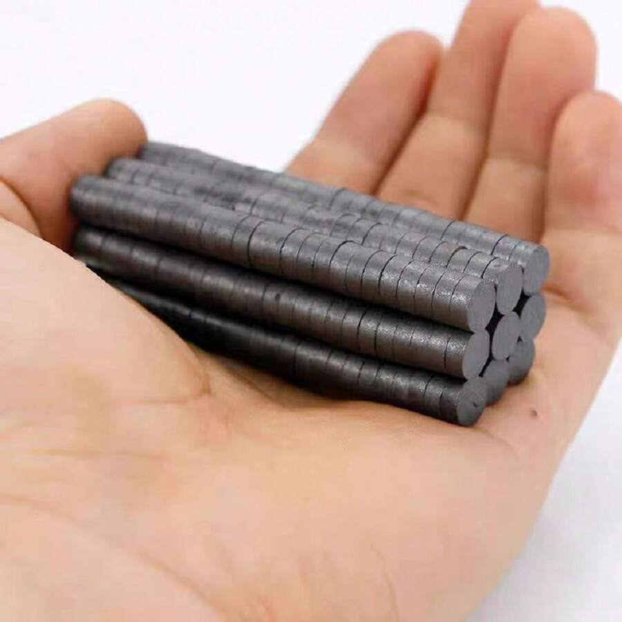 Cheap 40pcs Office Black Strong Magnets 10x3mm For Crafts | Ceramic ...