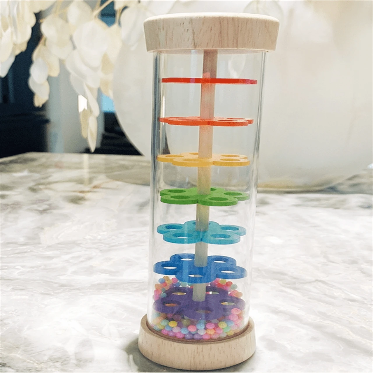 Rain Sound Tube Orff Percussion Instrument, Rain Sound Simulator Ring ...