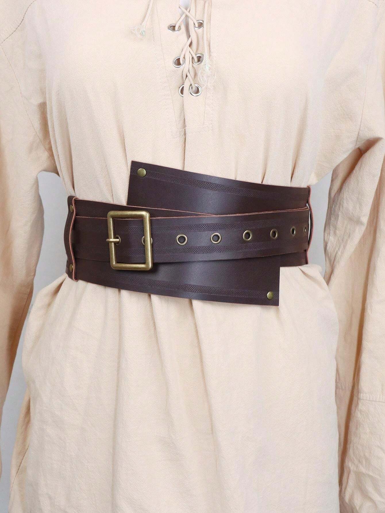 Vintage Medieval Knight Belt Viking Renaissance Gothic PU Leather ...