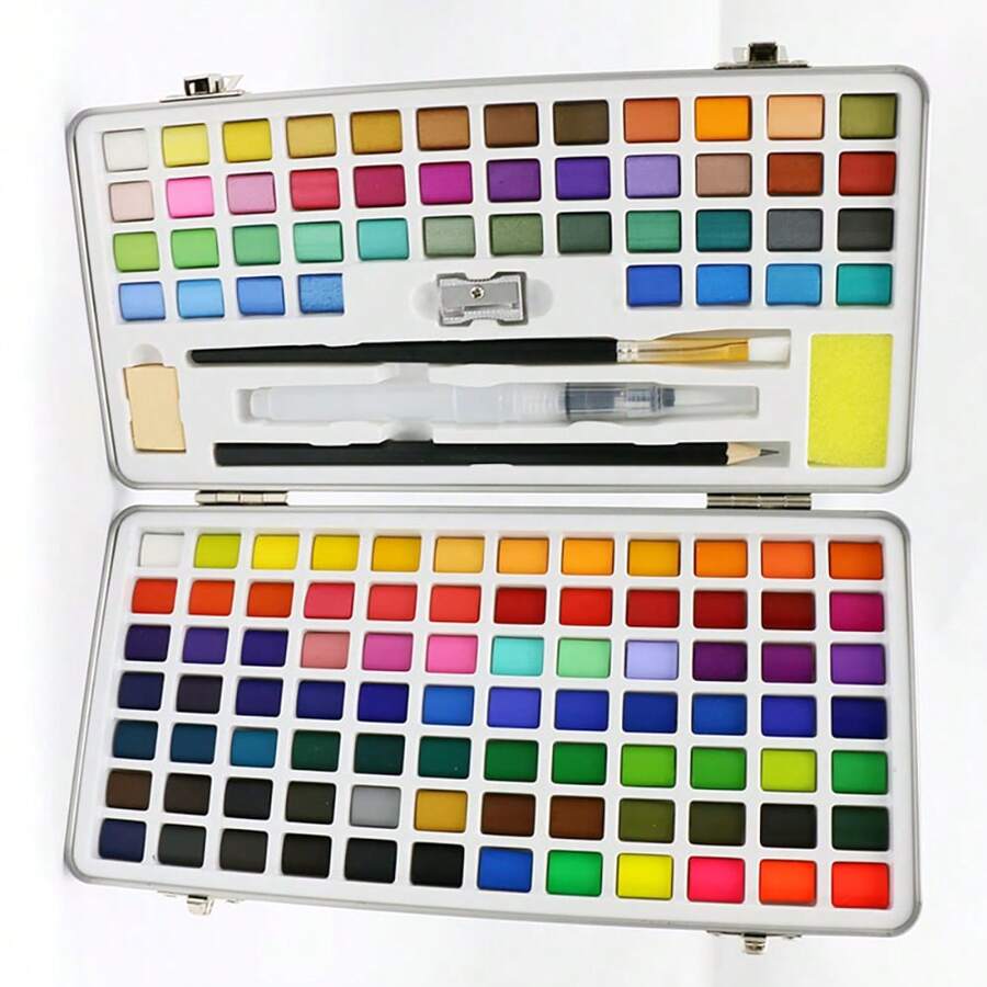 128 Colors Solid Watercolor Paints,Suitable For Students, Adults, Women ...