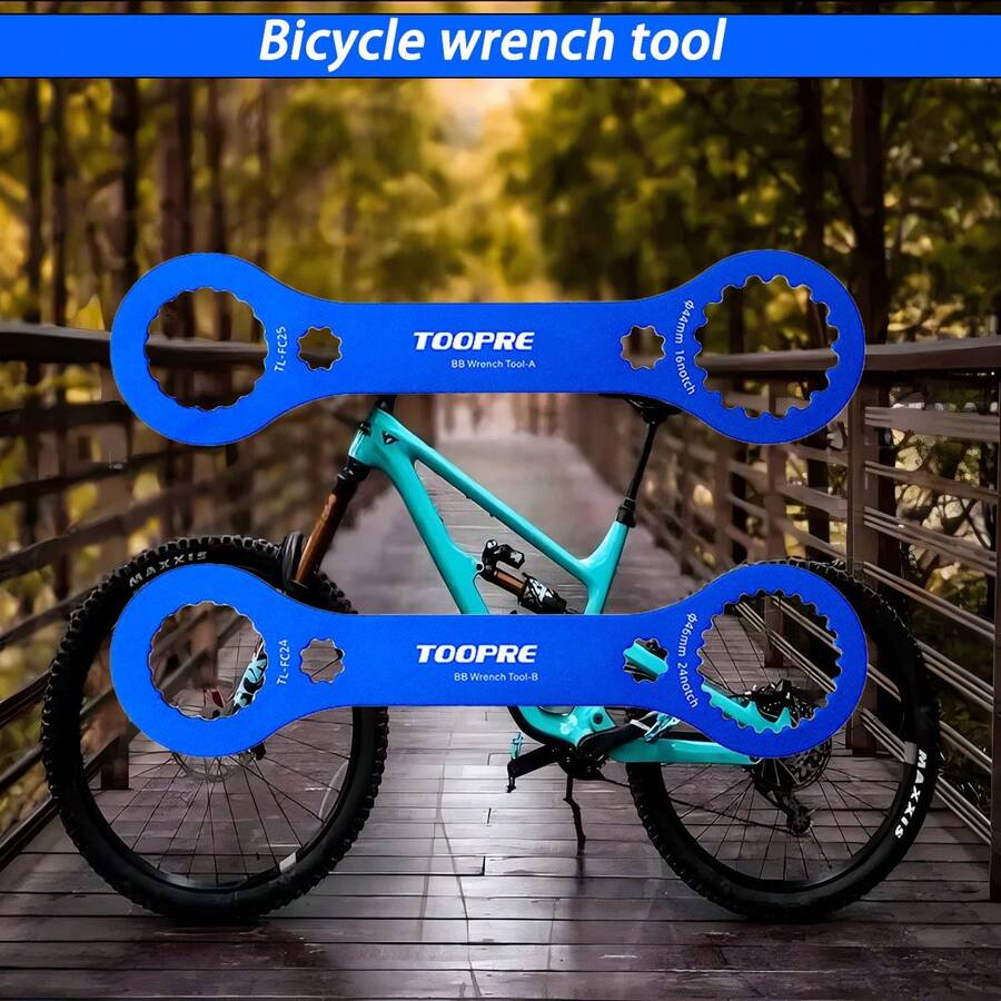 TOOPRE Aluminum Alloy Center Axle Wrench Multifunctional Integrated ...