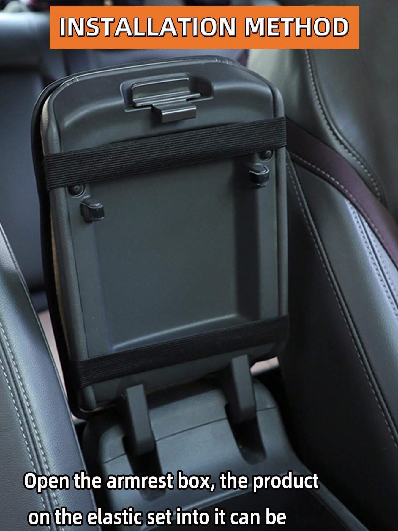 MEIKAXIU 1pc Car Center Console Armrest Pad, Rhinestone Encrusted ...