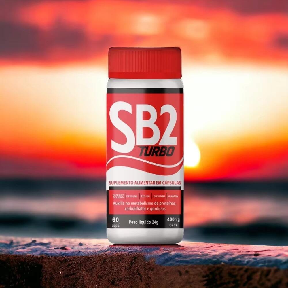 SB2 Turbo - Suplemento Alimentar Natural - 1 Frasco com 60 Capsulas - Original | SHEIN Brasil