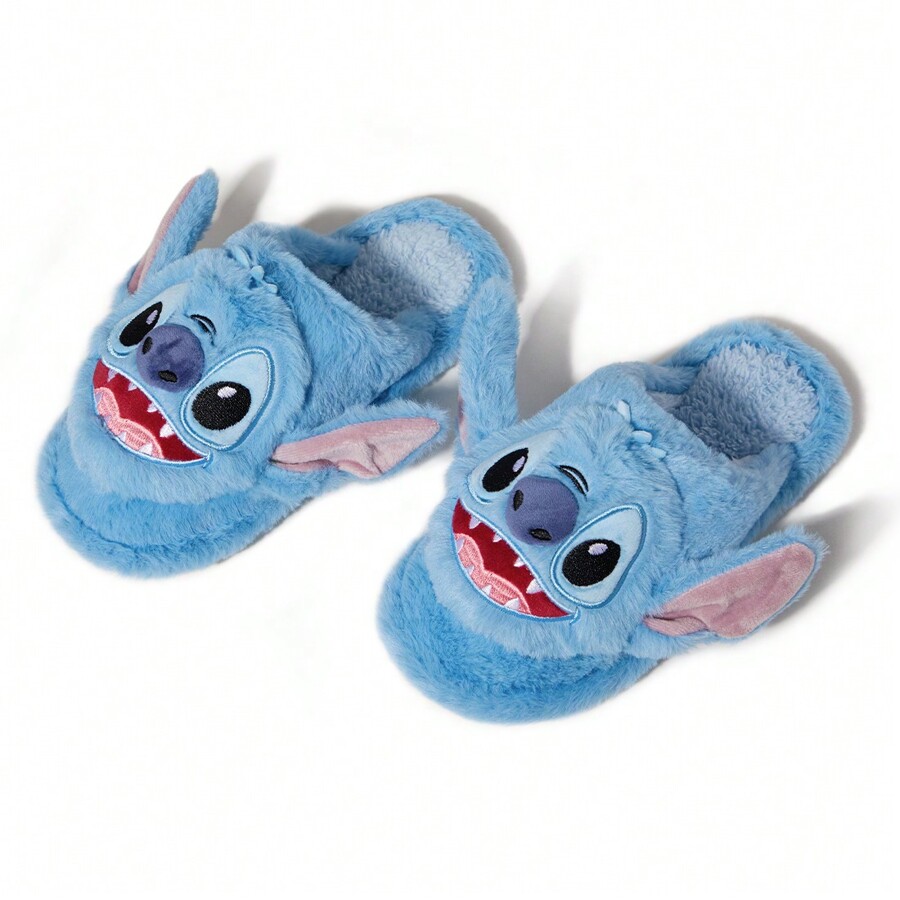 Miniso Lilo And Stitch Ultra-Soft Plush Slippers For Adult(Stitch)(CN39 ...