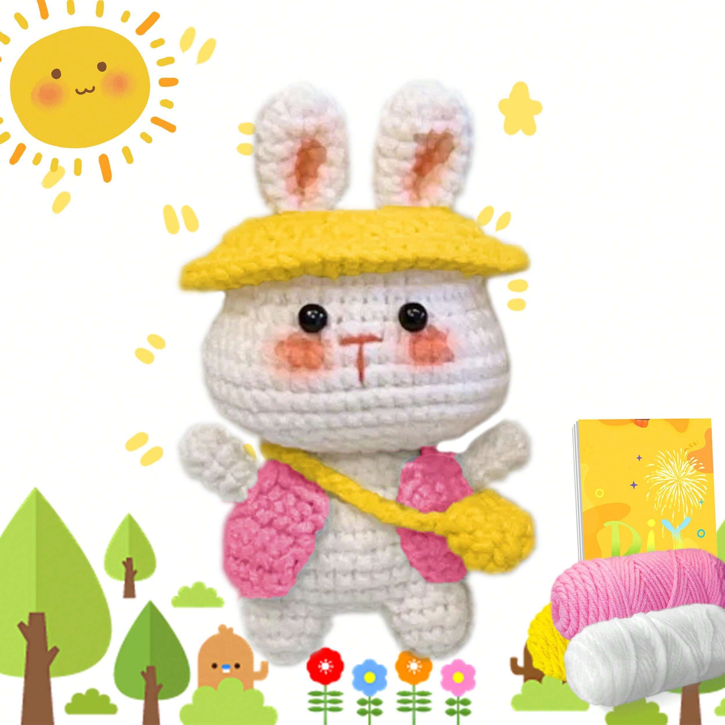 DIY Amigurumi Stuffed Animal Crochet Kit For Beginners - Gift Animal ...