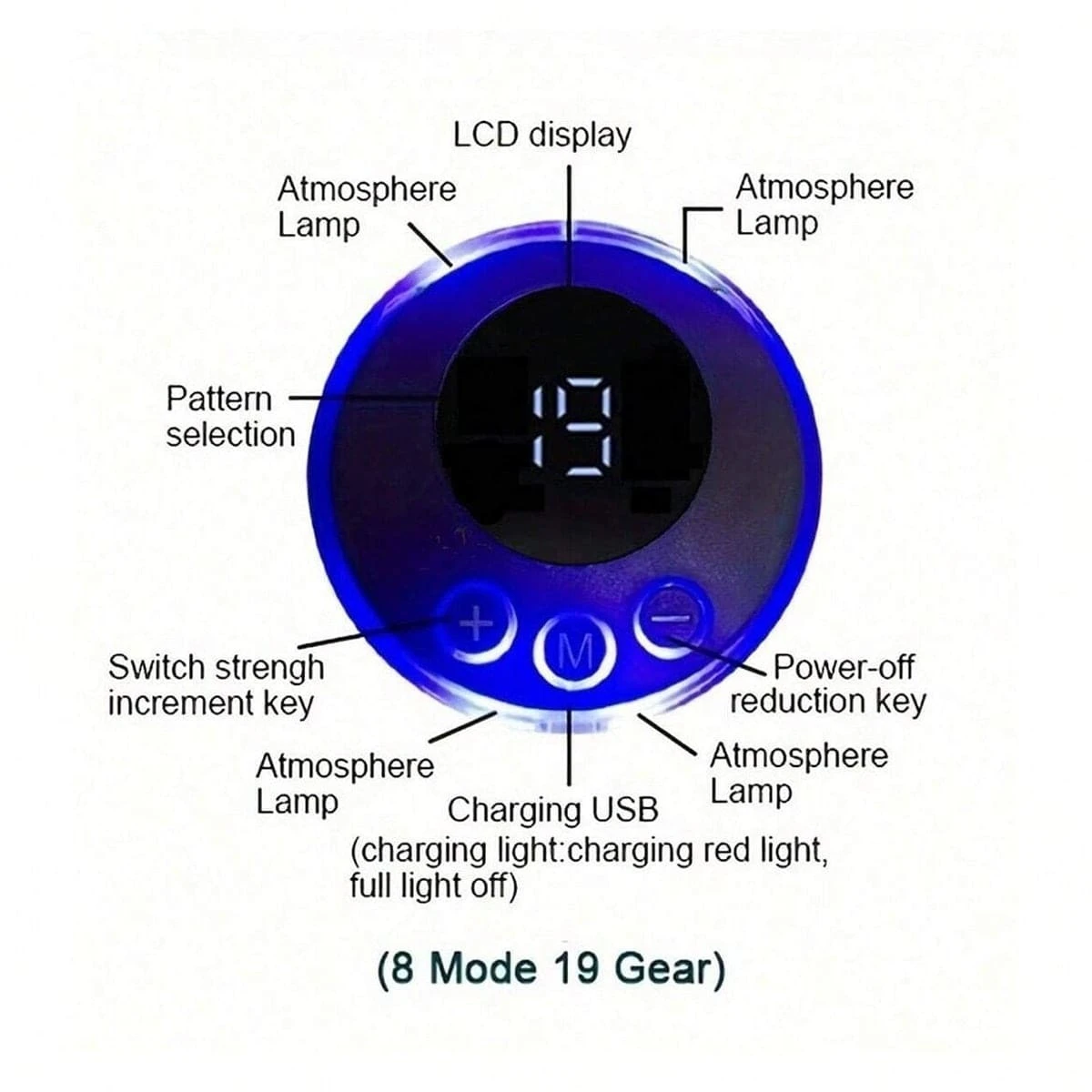 Charging Version Electric Ems Mini Massager Kit Foot Massager Foot Therapy Machine Ems Foot