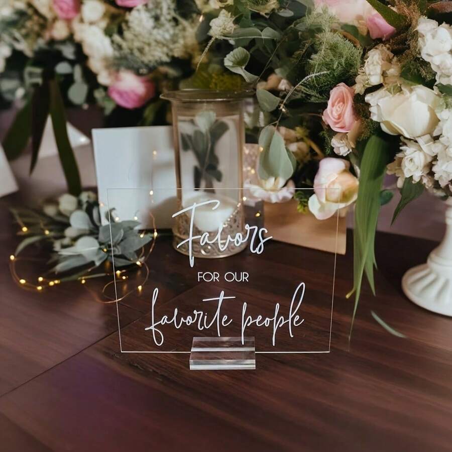 Party Favor Table Sign, Wedding Favor Sign, Sweets Table, Favors For ...