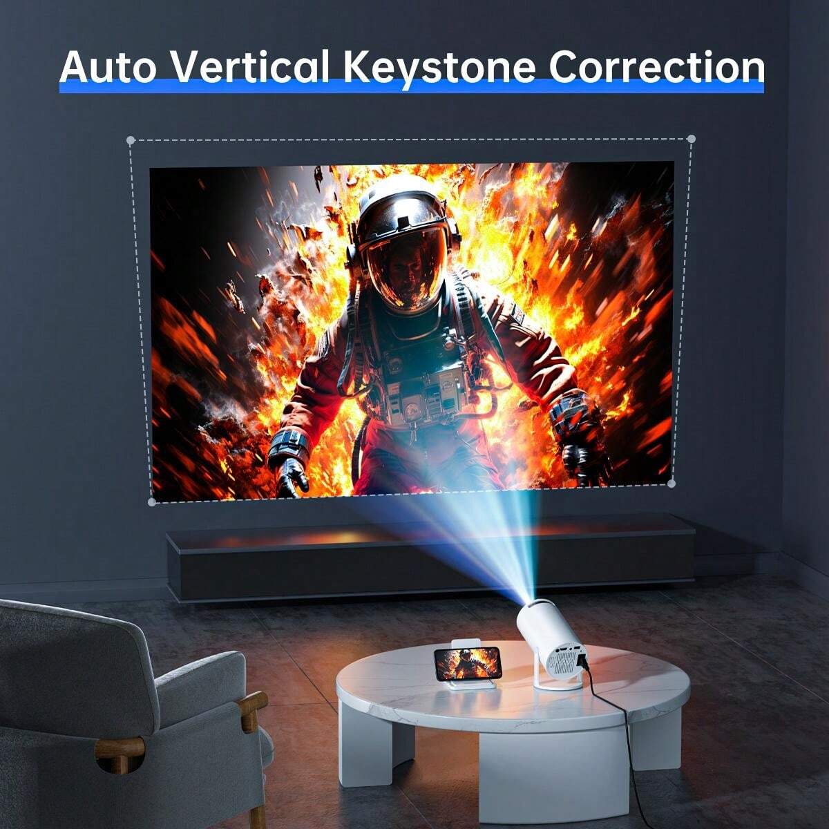 Ultra Clear Intelligent Projector, Enjoy The Large Screen Shock ...