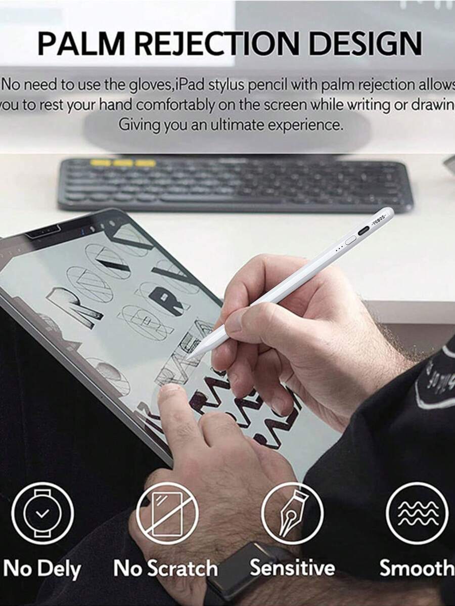Stylus Pen Compatible With Apple Pencil Stylus Palm Repulsion Tilt ...