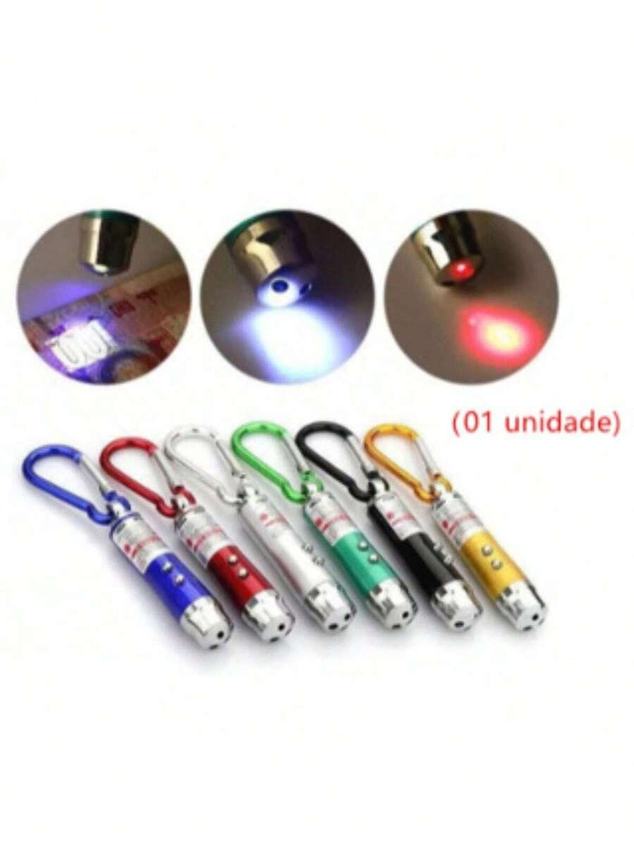 Mini Led Flashlight Beam Light Pointer Red Laser Pen High Quality 3 In ...