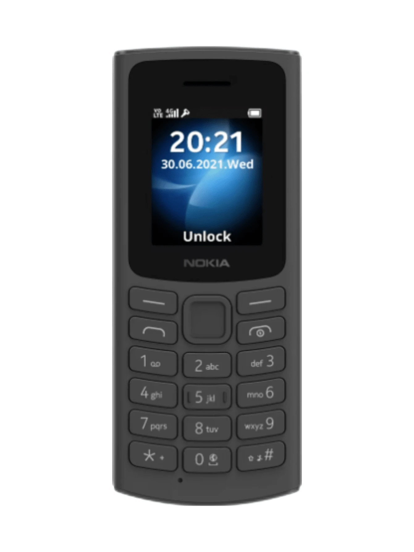 NOKIA 105 4G | Dual SIM | GSM Unlocked Mobile Phone | Volte | Charcoal ...