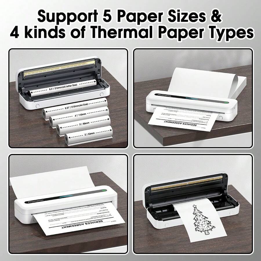 Phomemo Phomemo 1pc M832 Portable Printers- Wireless For Travel ...