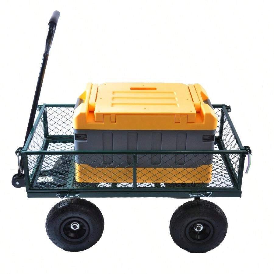 Garden Cart Wheelbarrow Transport Cart High Performance Capacity ...