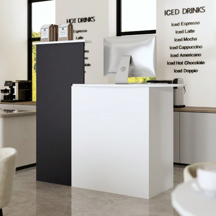 Reception Desk, Reception Desk With Oval Work Surface, Reception Table ...